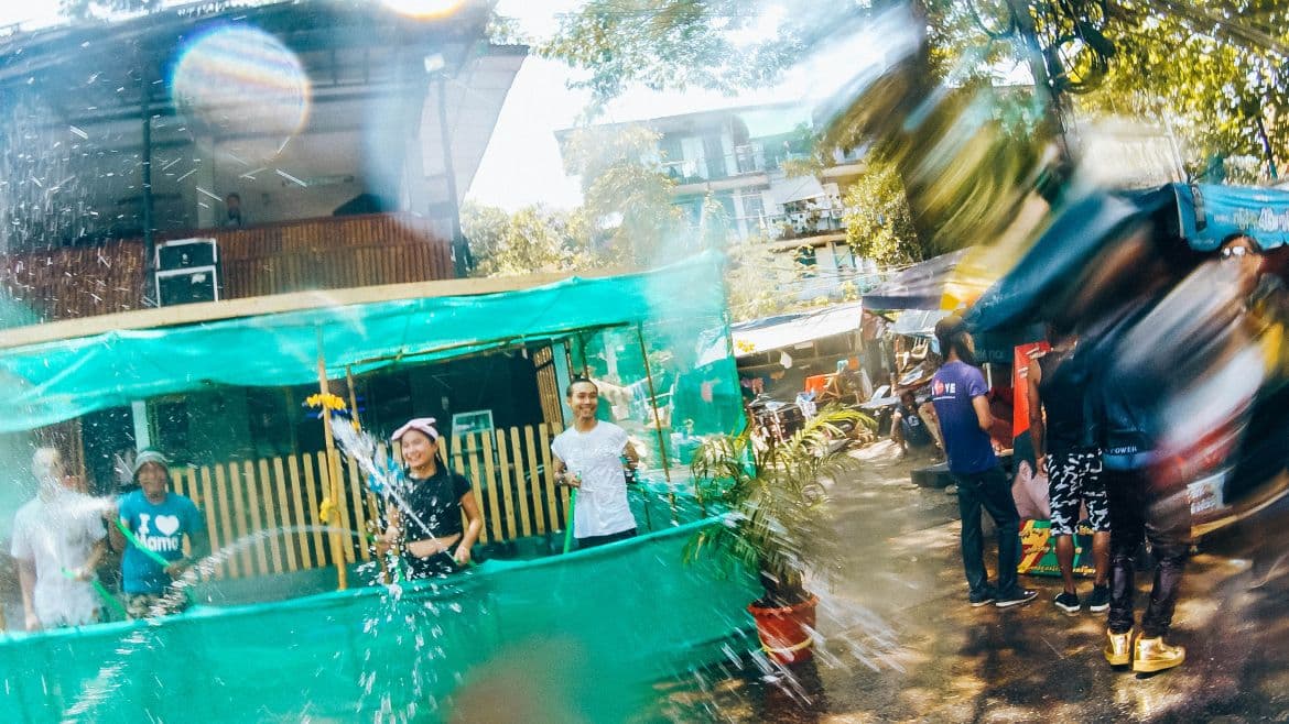 Celebrating Thingyan Water Festival In Myanmar As A Tourist | Faramagan